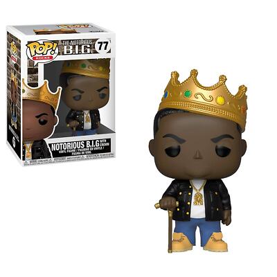 Pop Rocks 77 The Notorious B.I.G. w/ Crown Funko figure 15500 ...