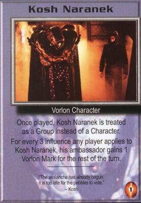 Babylon 5: Kosh Naranek [Played] from set B5 Premiere B5 Precedence | eBay