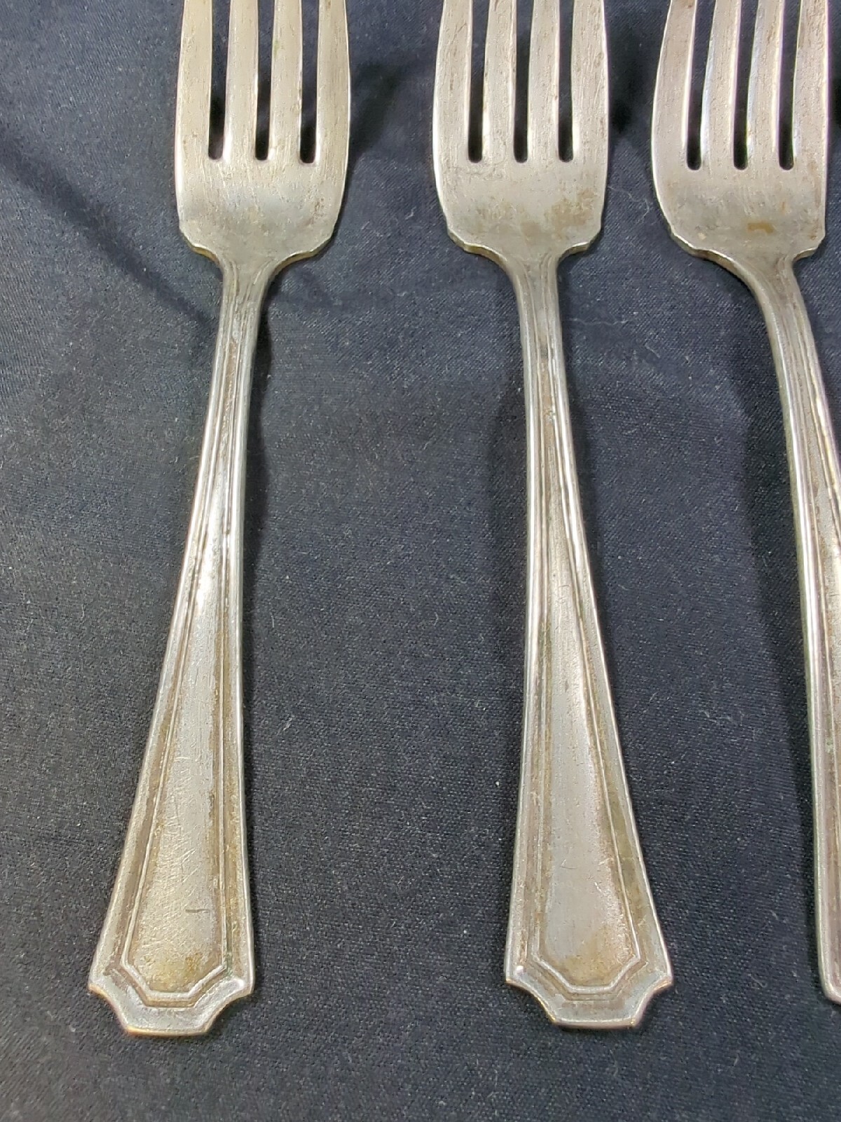 Vintage Forks Lot of 4 pcs. Of silverware National Silver Co NSC EPNS E ...