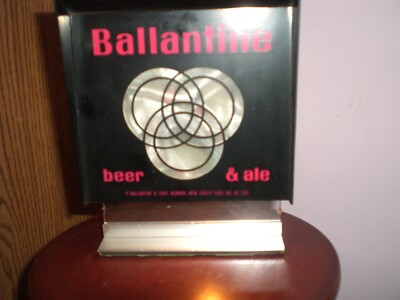 Vintage Ballantine Beer WORKING Rotating Lighted Sign | eBay