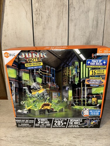 HEXBUG JUNKBOTS Factory Collection New Port Power Plant Construction ...