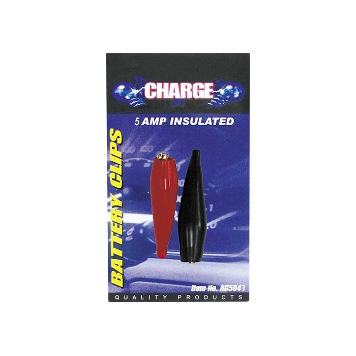 Charge Battery Clip 2Pc 5Amp Insulated Cable Clamps Test Clips ...