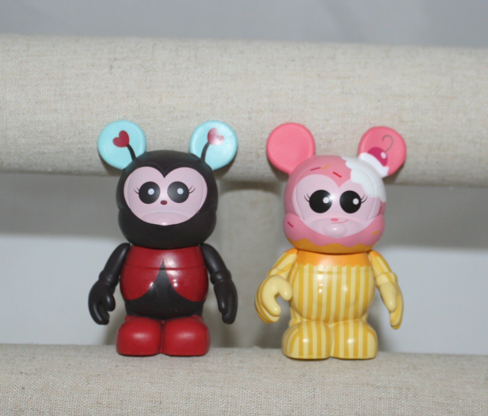 Disney Vinylmation Ice Cream Figure Doll & LadyBug Lisa Badeen 3" Lot ...