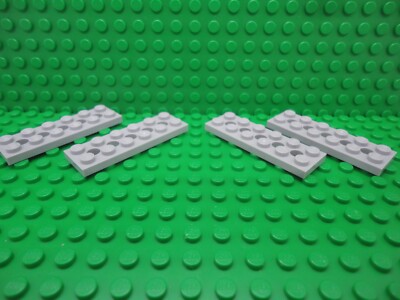 Lego 4 Light Bluish Gray 2x6 Technic base plate NEW | eBay