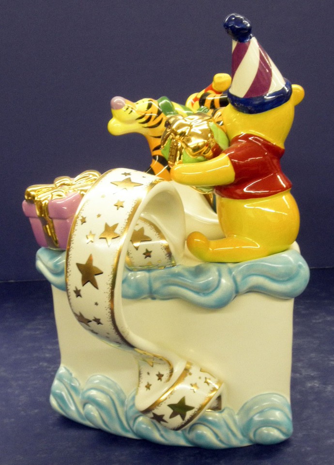Cardew Pooh's Birthday Party Teapot & Figure- New! #FDY13211- #440/4950 ...