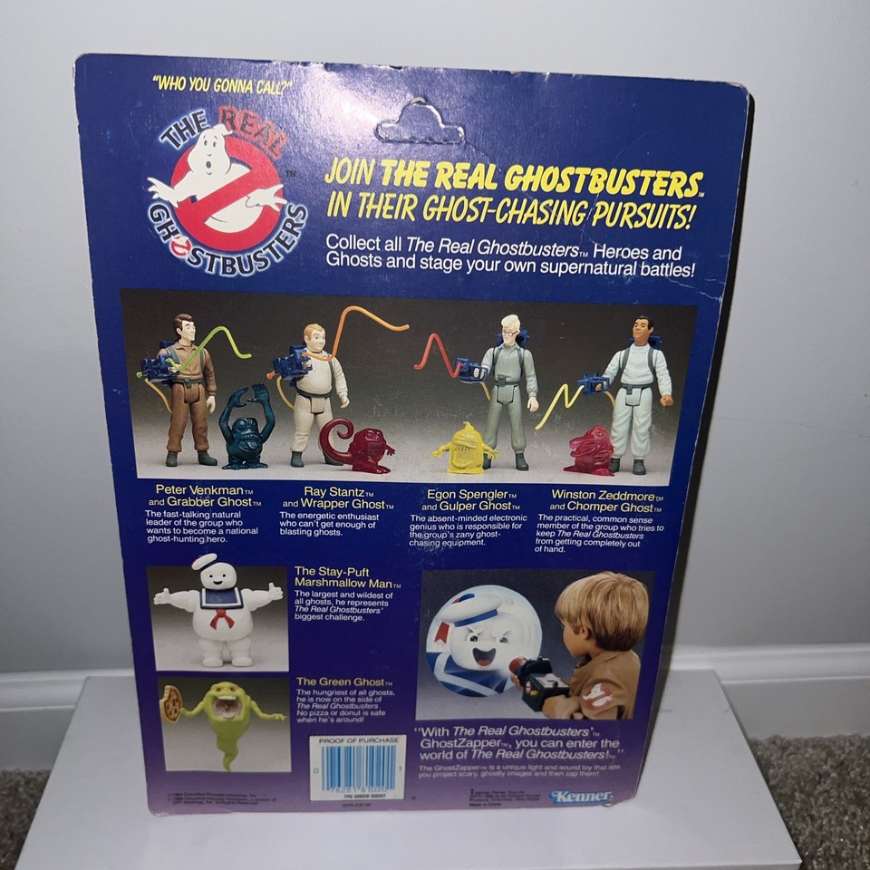 Kenner The Real Ghostbusters Green Ghost Slimer Action Figure 1986 ...