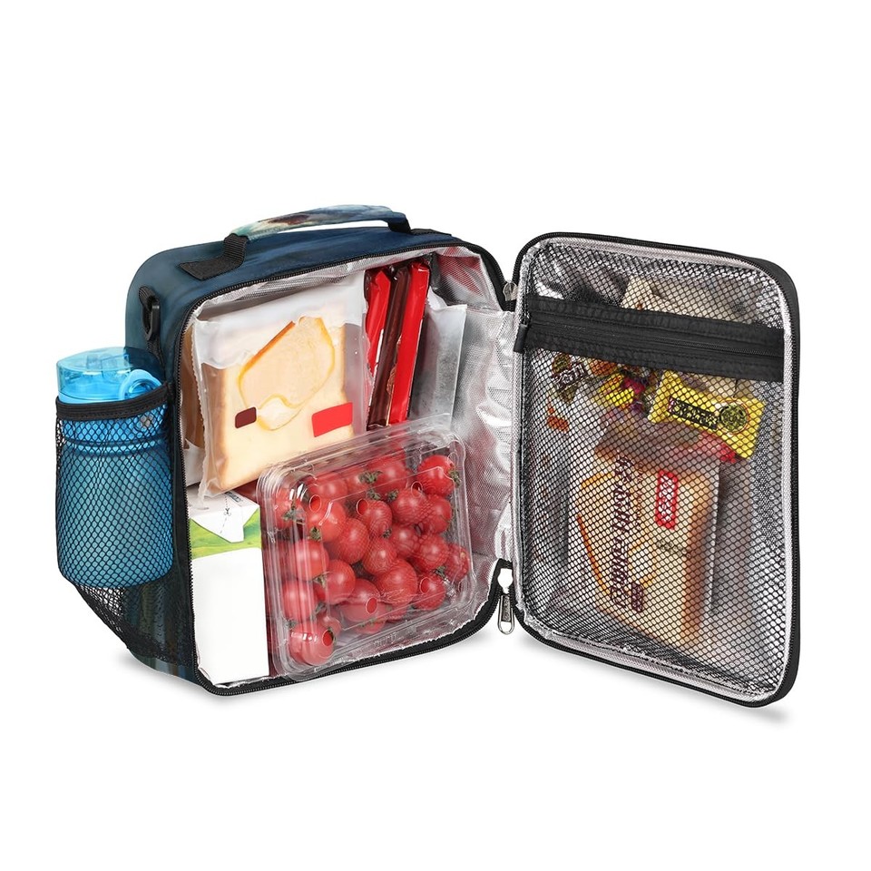 Lunch Box for Boys Girls, Insulated Lunch Bags for Kids Reusable Mini ...