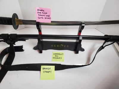 Damaged - Heroes Hiro Nakamura Takezo Kensei Sword - United Cutlery ...