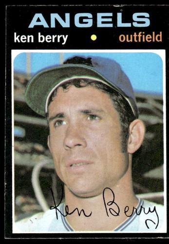 1971 Topps #466 Ken Berry BASEBALL California Angels | eBay