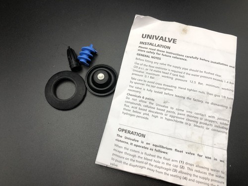 IDEAL STANDARD SV90167 INLET VALVE UNIVALVE INLET SERVICING KIT. -UK ...