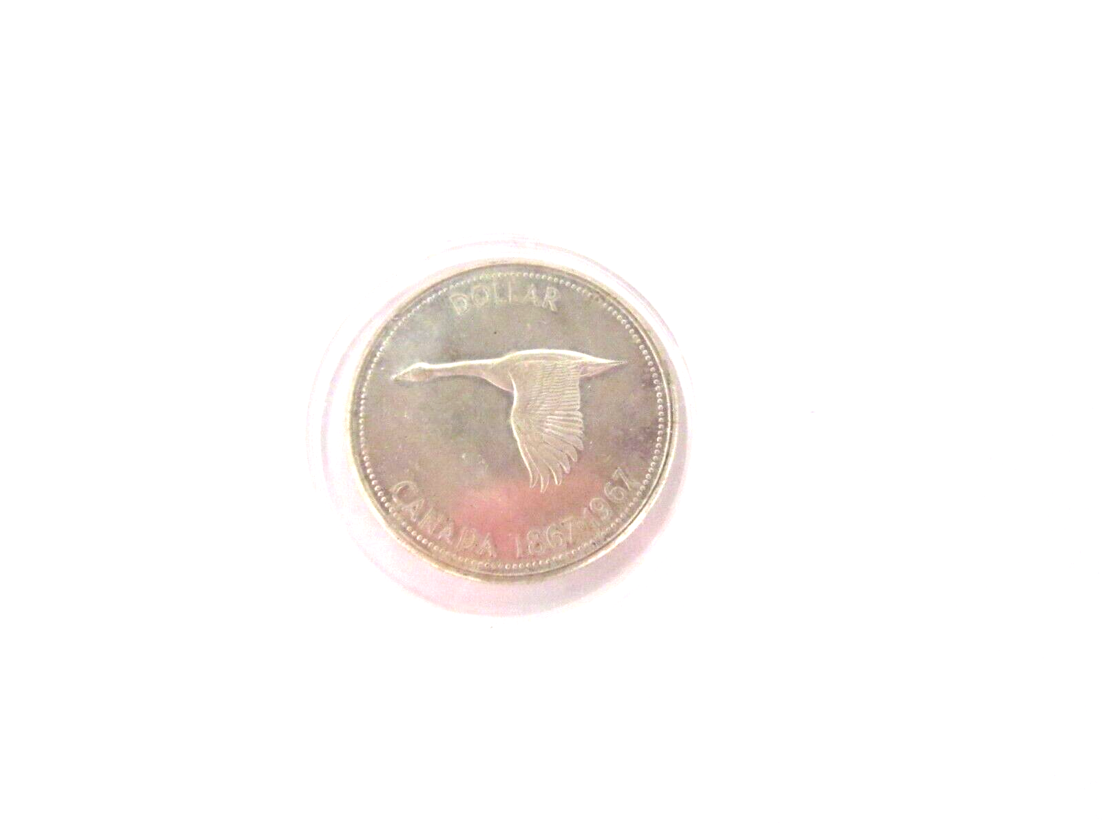 Canadian Silver Dollar 1867-1967 Elizabeth II D.G. Regina Coin | eBay UK