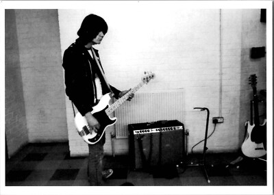 Dee Dee Ramone of The Ramones London Studio 1977 Fender Twin Reverb Amp ...