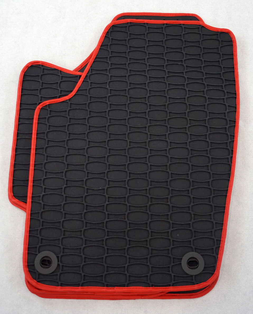 Original Lengenfelder Gummimatten für VW Polo 9N/9N3 GTI + RAND ROT ...