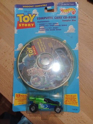 1996 Disney Toy Story Computer Cars CD-Rom/ HotWheels Car | eBay