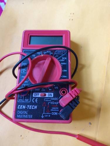 Cen-Tech 7 Function Digital Multimeter 69096 Electrical Test Meter | eBay