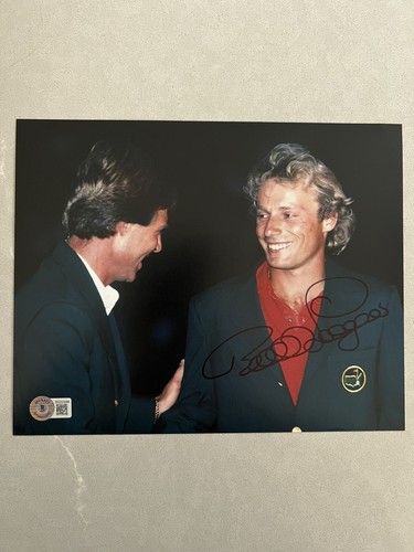 Bernhard Langer autographed signed 8x10 photo Beckett BAS COA Golf PGA ...