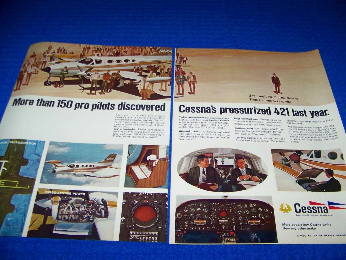 Cessna 421 Golden Eagle Cutaway Drawing Photos Posters Cards Prints