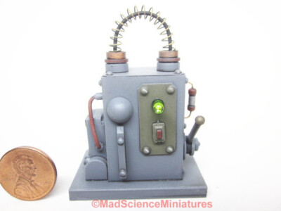 Dollhouse Miniature Mad Science Frankenstein Lab Quantum Field ...