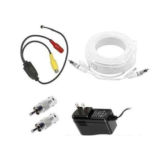 Samsung Security System Microphone Kit 100ft length compatible w/SDE ...