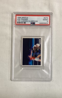 JOE FRAZIER RC 1964 NESTLE LOS JUEGOS OLIMPICOS ROOKIE CARD #273 PSA 2 ...