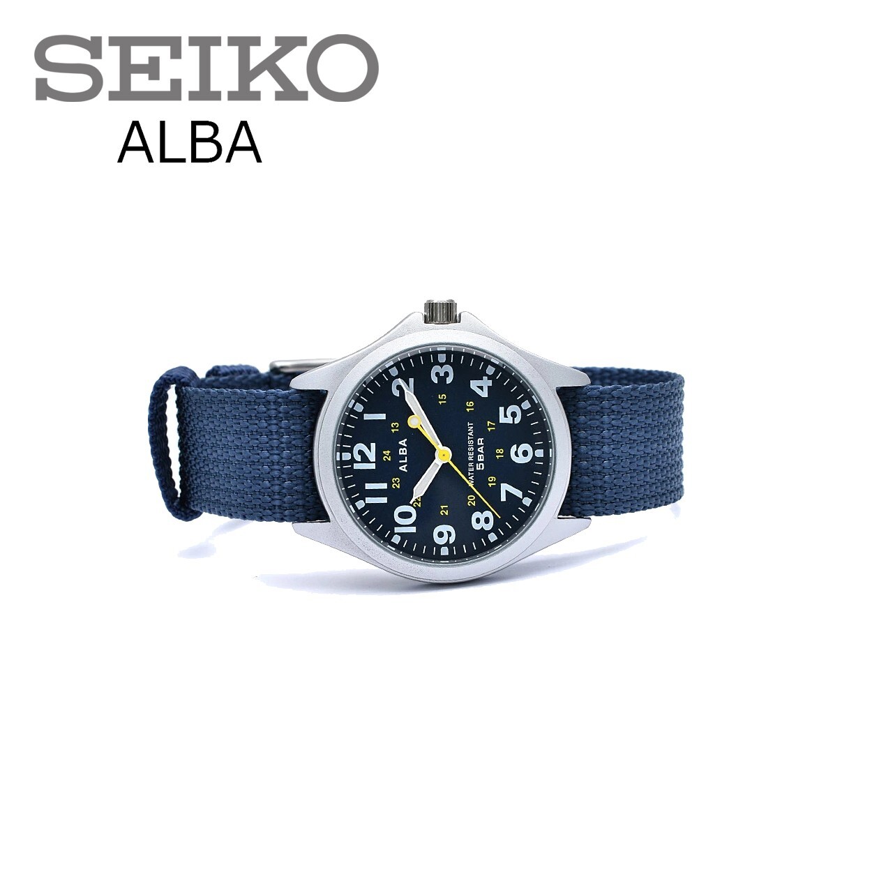 SEIKO ALBA Quartz Field Watch AQPK402 Japanese Domestic Model | eBay