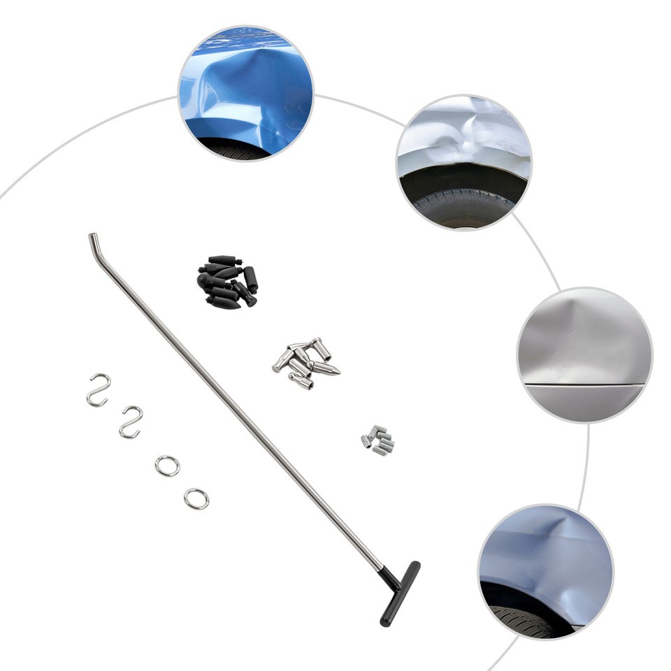 Paintless Dent Removal Tools Kit Dent Repair Set Pdr Tools Rods Car ...