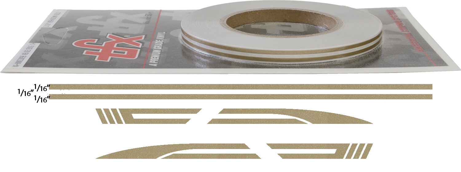 3/16" x 50' Roll of thin Accent Pinstripe stripe auto truck RV w ends ...