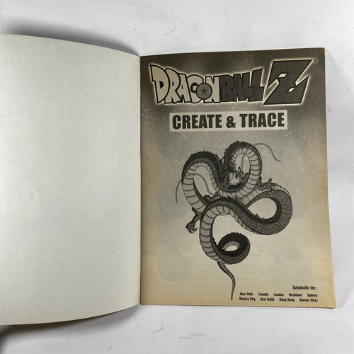 Dragon Ball Z Create & Trace Tracing Book How to Draw 2002 Scholastic ...