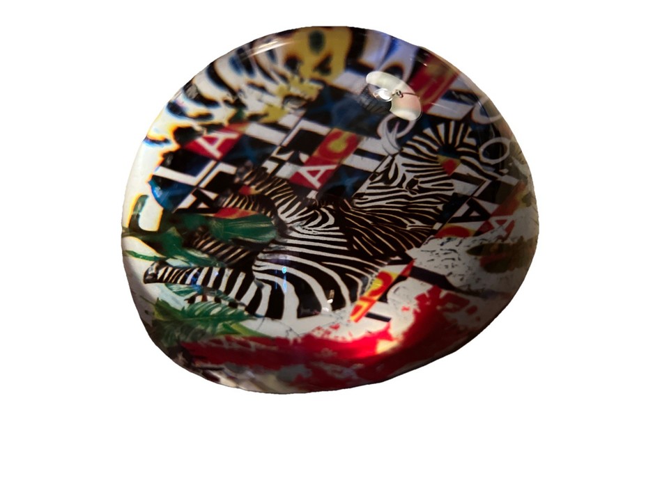 Christian Lacroix Popier Paperweight-Glamazonia Elephant In Zebra ...