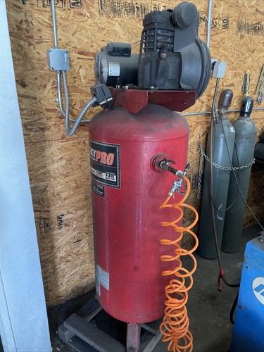 HUSKY PRO 60 Gallon AIR COMPRESSOR CAST IRON PUMP VT6314 3.2 HP 135 MAX ...