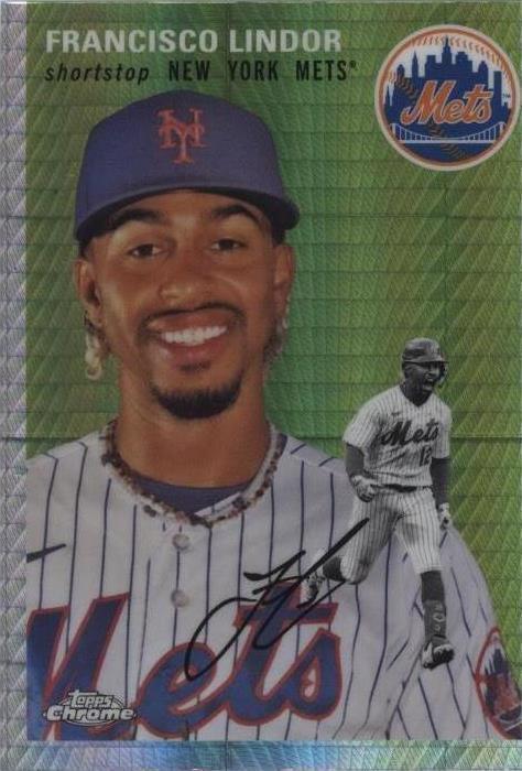 2023 Topps Chrome Platinum Anniversary - Francisco Lindor #369 Prism ...
