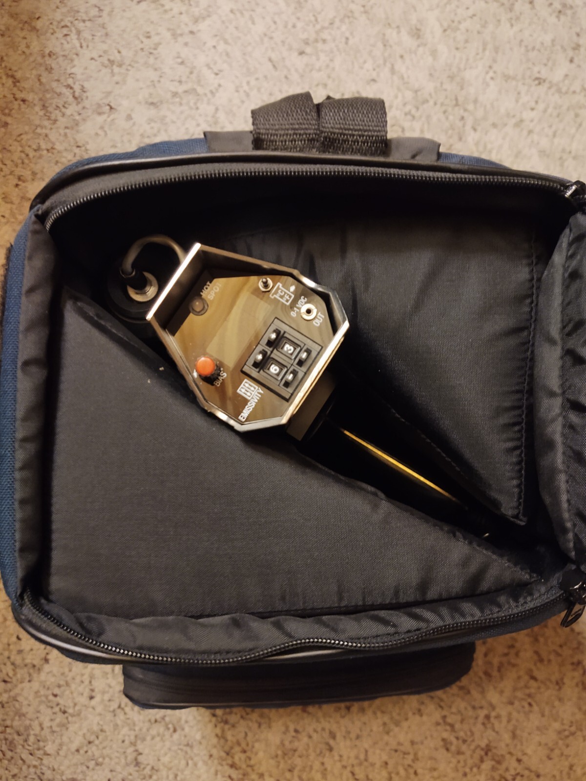 Telatemp Infrared Thermometer/Helium Neon Laser Model 44L-1 | eBay