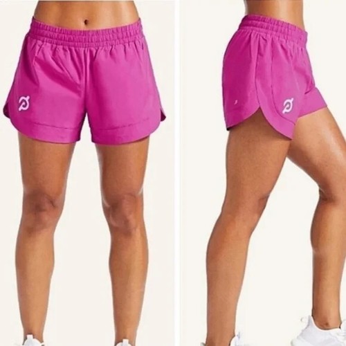 Peloton Women's Running Shorts Pink Size Small Liner Inner Pocket Light ...