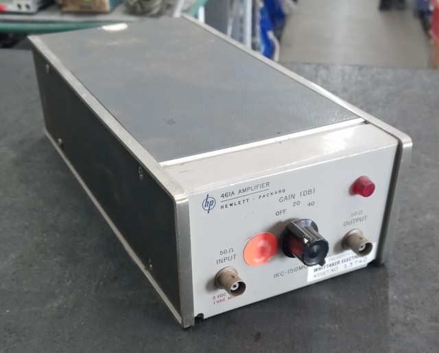 HP Hewlett Packard 461A 50-ohm 20 & 40 DB Amplifier for sale online | eBay