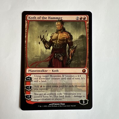 Koth of the Hammer - MTG - Scars of Mirrodin (SOM) #94 Near Mint NM ...