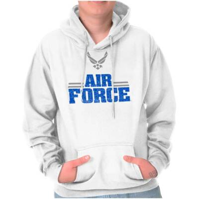 Officially Licensed US Air Force USAF Logo Hoodie Hooded Sweatshirt Men ...