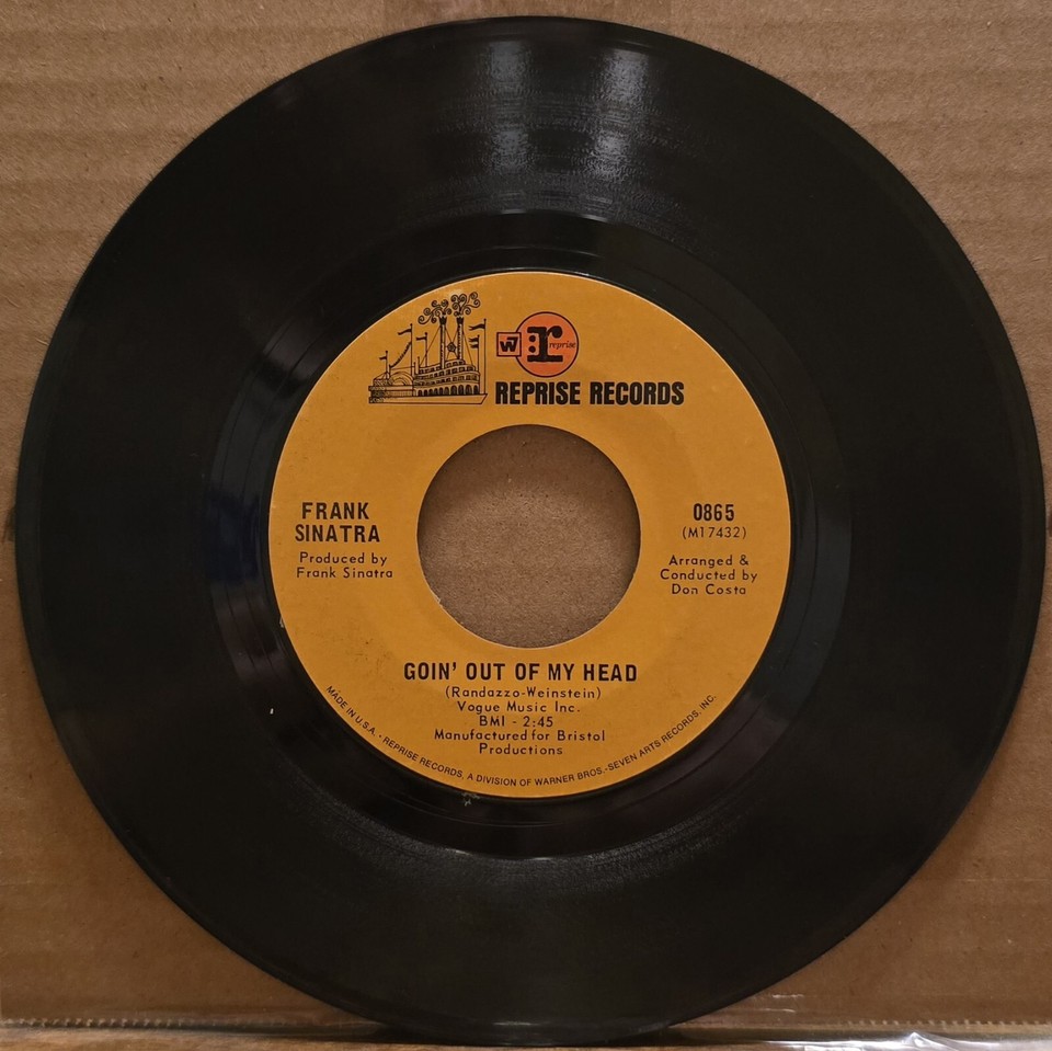 Frank Sinatra - Goin' Out Of My Head / Forget To Remember 45 RPM Vinyl ...