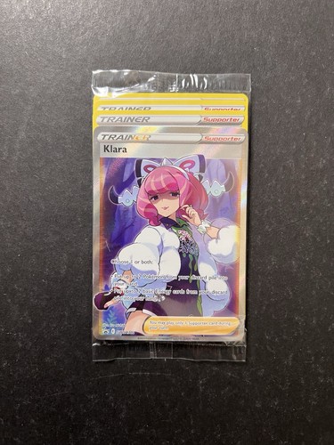 Klara SWSH302 Full Art + 3x Klara 145/198 SEALED Cosmos Holo Pokemon ...