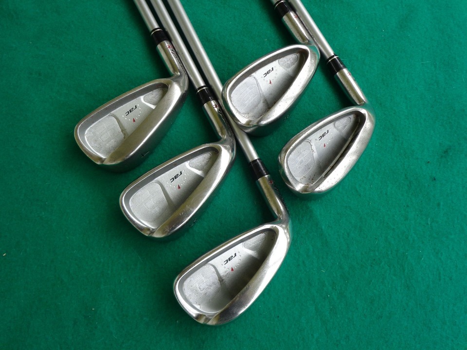 LH TaylorMade RAC HT Iron Set Mens Lefty Graphite Golf Clubs Golf Pride ...