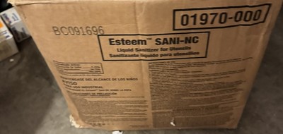 Case of 4 Gallons - ECOLAB Esteem Sani-NC Liquid Sanitizer for Utensils ...