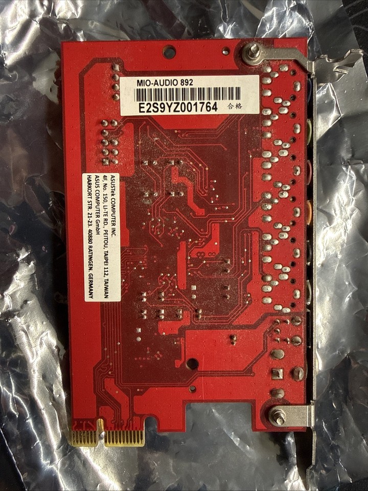 ASUS Mio Audio 892 Server Workstation Dedicated PCIe Audio Sound Card ...