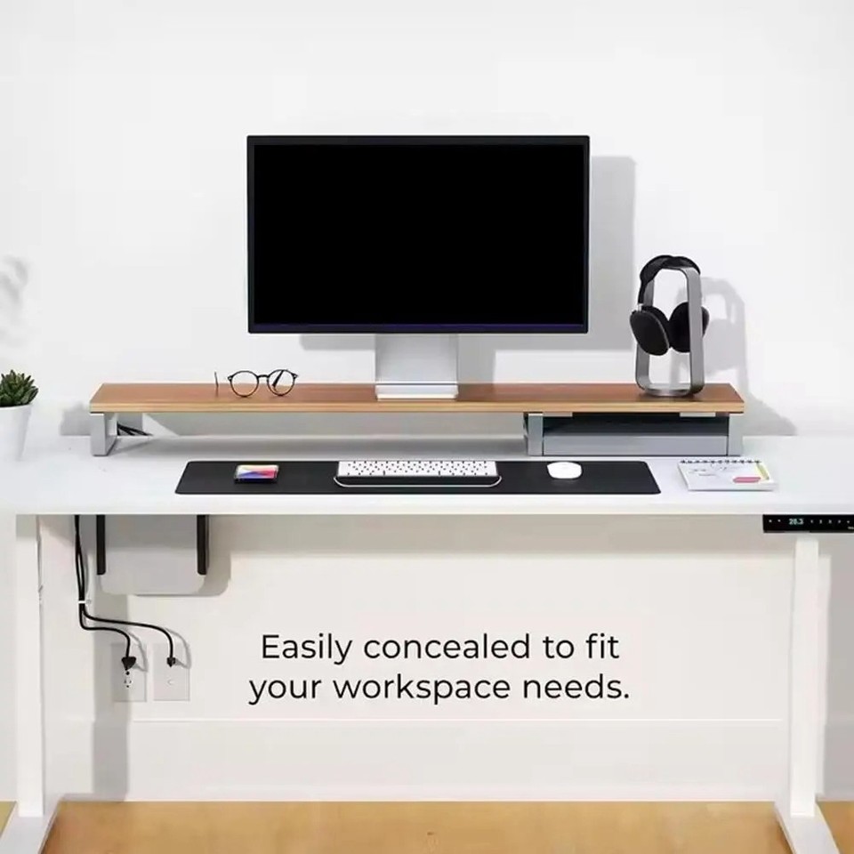 Under Desk Stand for 2024 Desktop Computer Metal Mount Holder ...