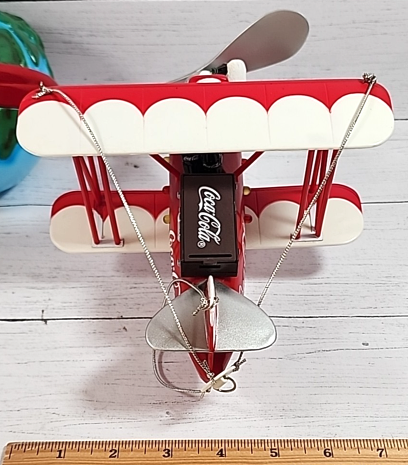 Coca-Cola Coke LED Mobile Collection Polar Bear Biplane/Airplane World ...