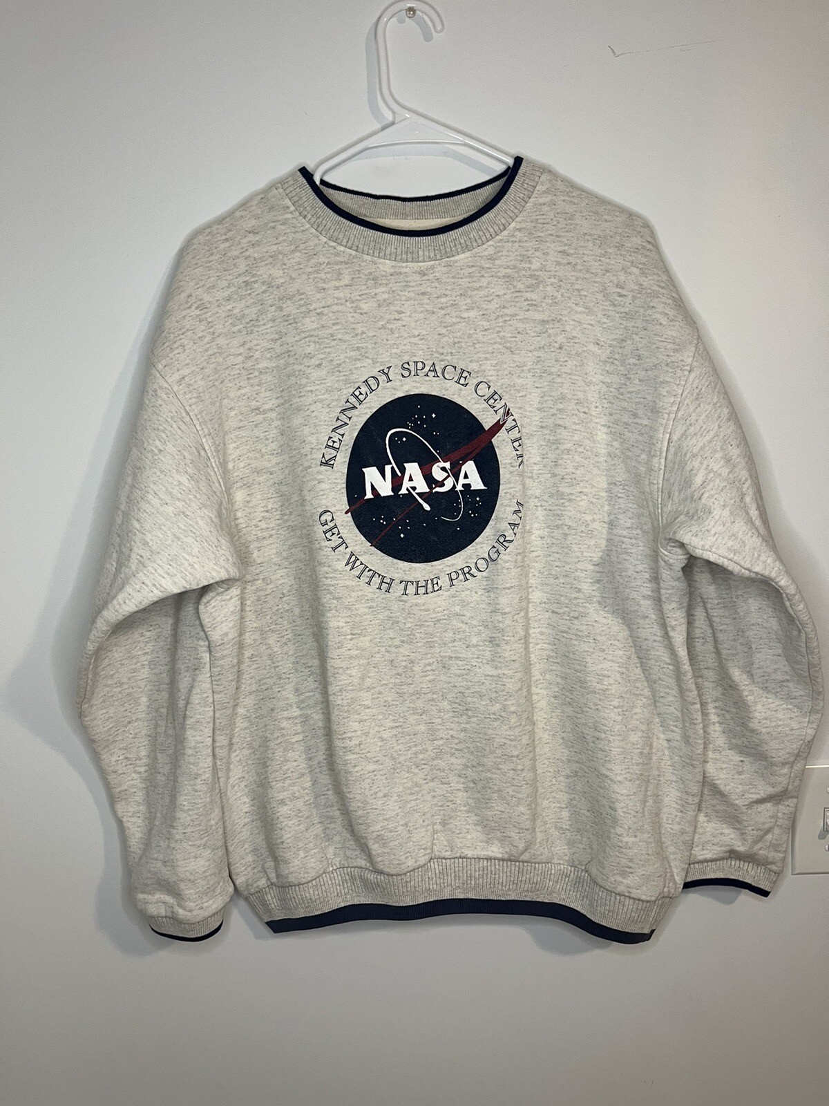 VTG Rare 90s NASA Kennedy Space Station Get With The … - Gem