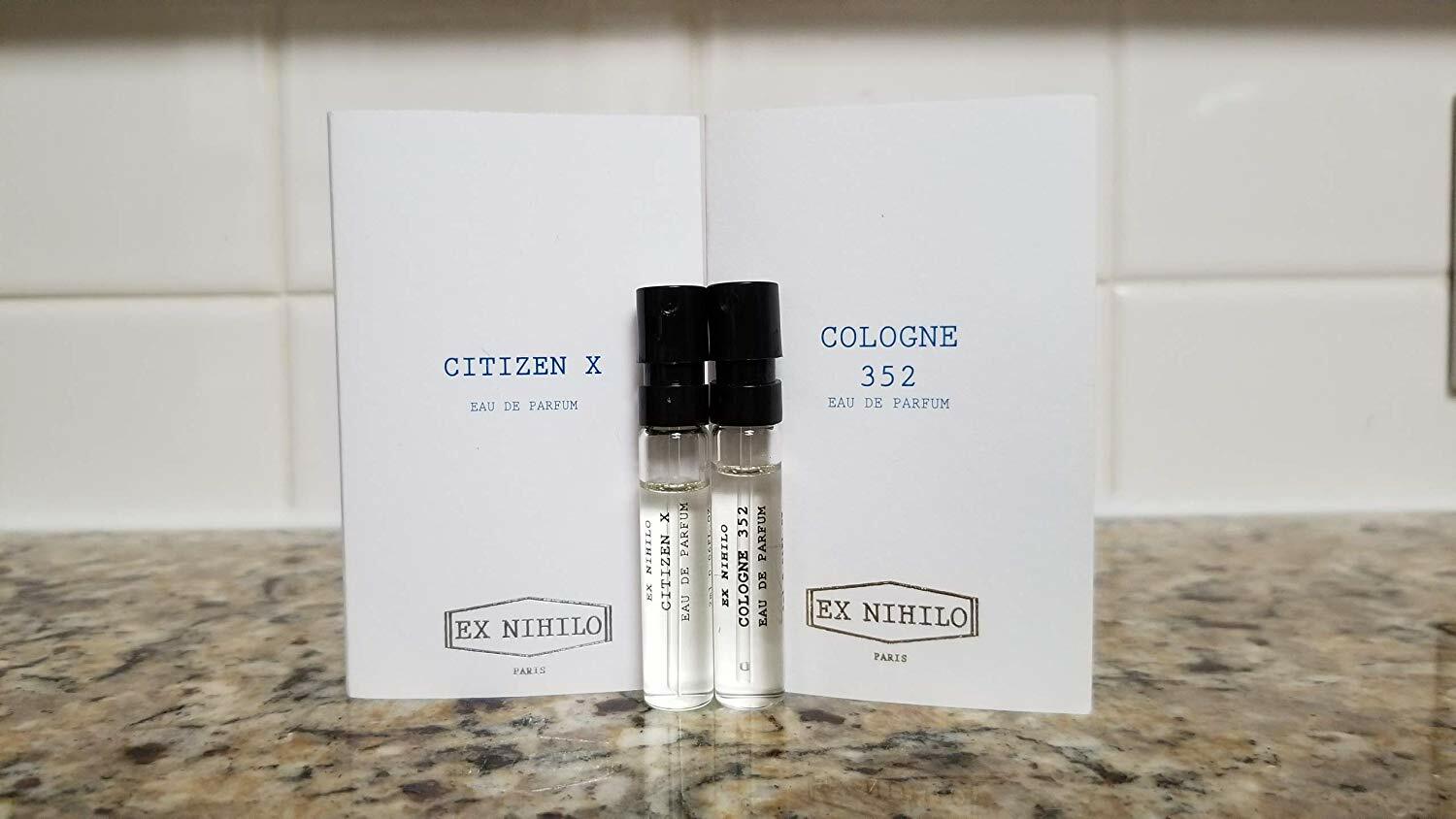 Ex Nihilo CITIZEN X & COLOGNE 352 EDP 0.06 oz/2 ml each vial | eBay