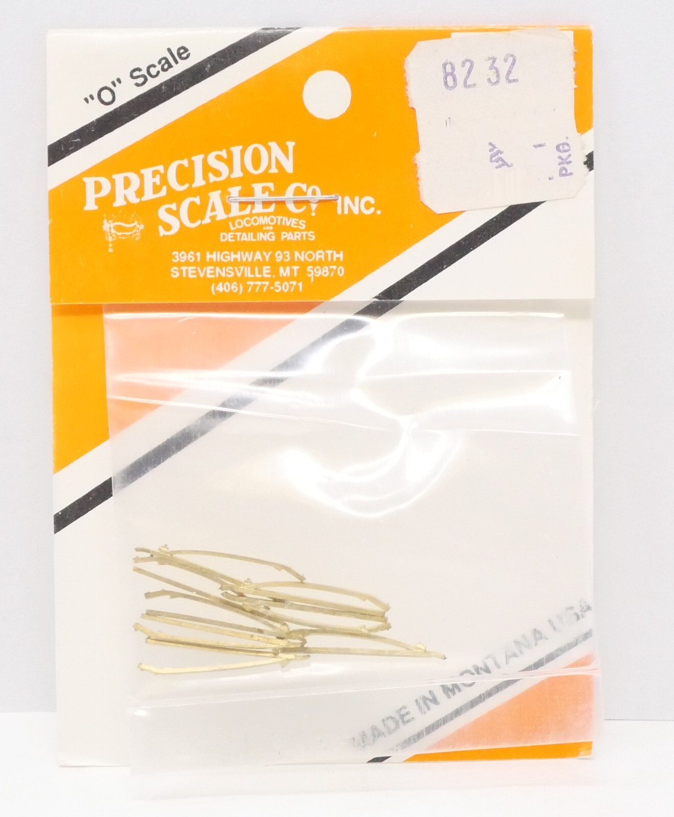 Precision Scale 8232, Brackets, running board, 2'-6", (8), Brass O ...