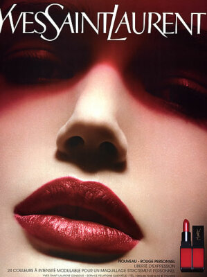 2003 YSL Yves Saint Laurent rouge red lips lipstick makeup 1-page ...