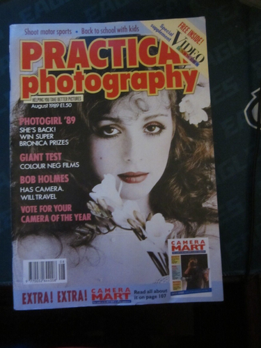 Practical Photography Magazine August 1989 Bob Holmes Color Neg Films ...