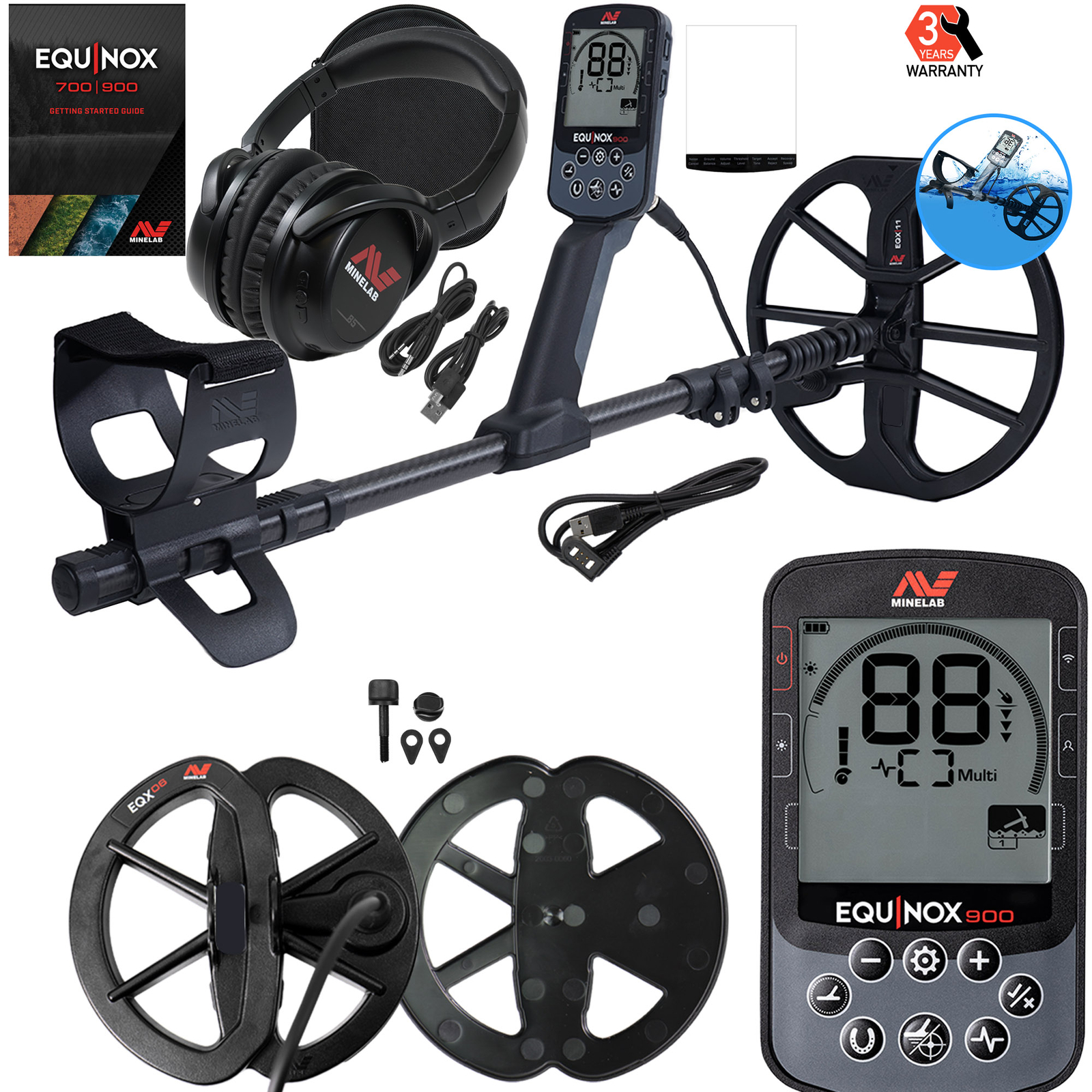 Minelab EQUINOX 900 Multi-IQ Metal Detector | eBay