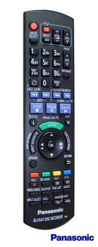 Panasonic N2QAYB000986 Original Fernbedienung IR6 für BLU-RAY Disc ...
